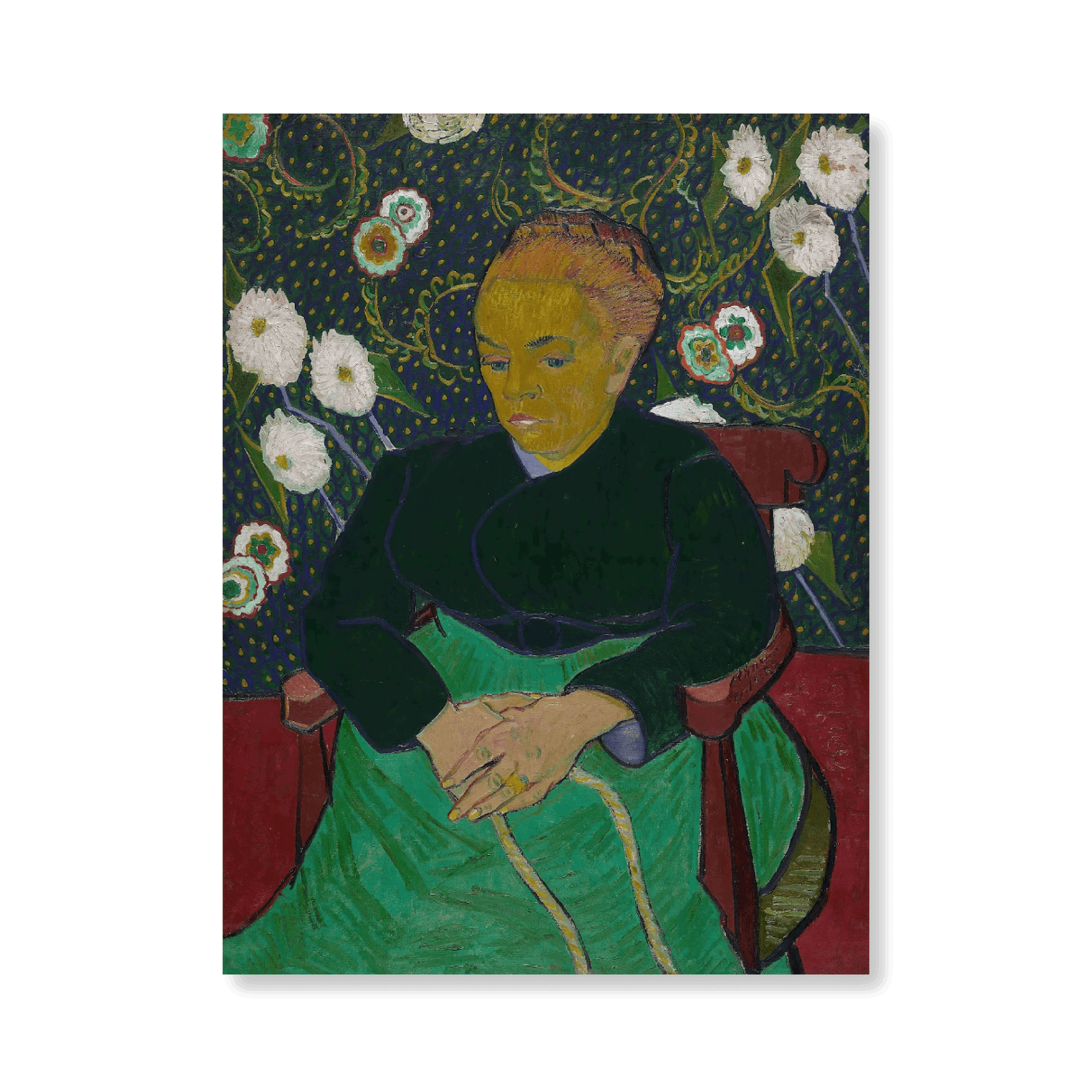 Van Gogh: "Madame Roulin Rocking the Cradle (1889)"
