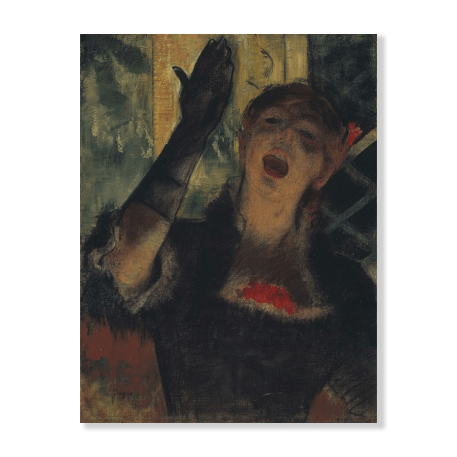 Edgar Degas: "Café Singer" (1879)