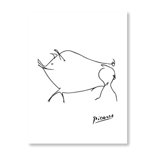 Picasso: Animal Line Drawing Set XII