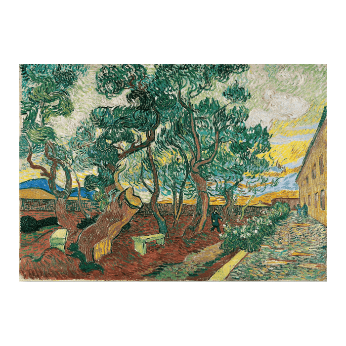 Van Gogh: "The Garden of Saint Paul's Hospital (1889)"